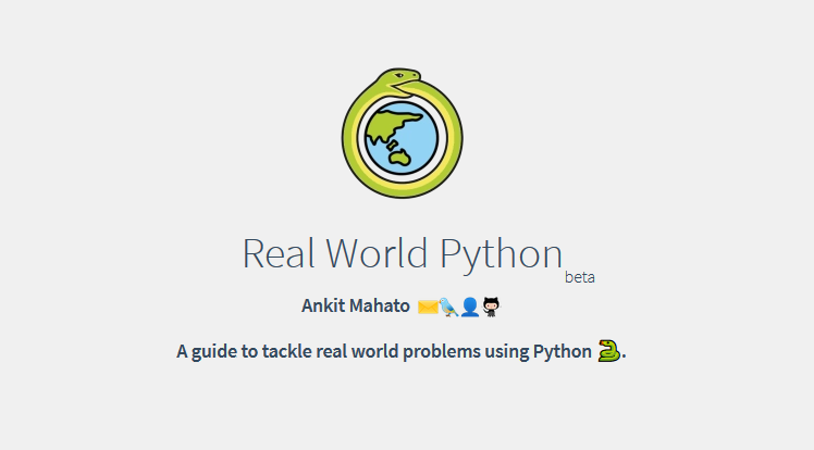 Real World Python Ankit Mahato